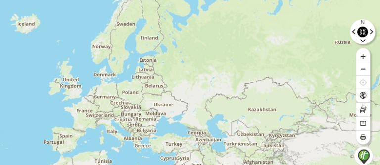 Map of EUROPE – Driving Directions Maps and Traffic