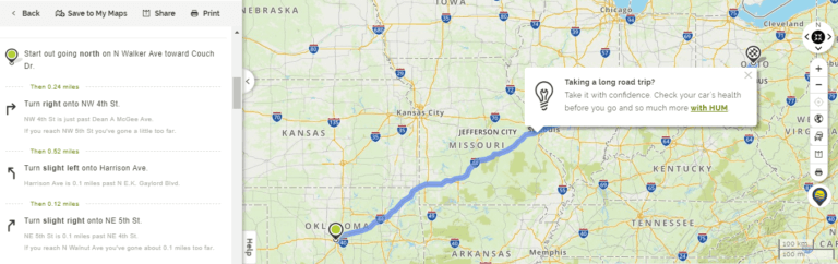 Driving Directions Maps and Traffic