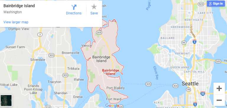 Maps of Bainbridge Island – Driving Directions Maps and Traffic