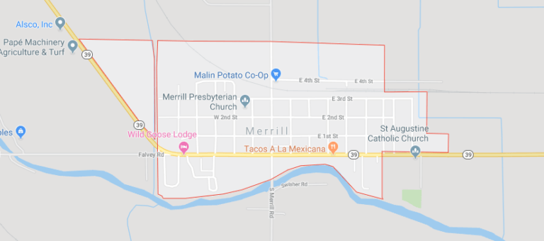 Map of Merrill – Driving Directions Maps and Traffic