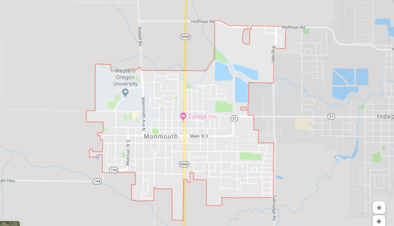 Map of Monmouth – Driving Directions Maps and Traffic