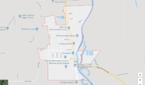 Map of Monroe – Driving Directions Maps and Traffic