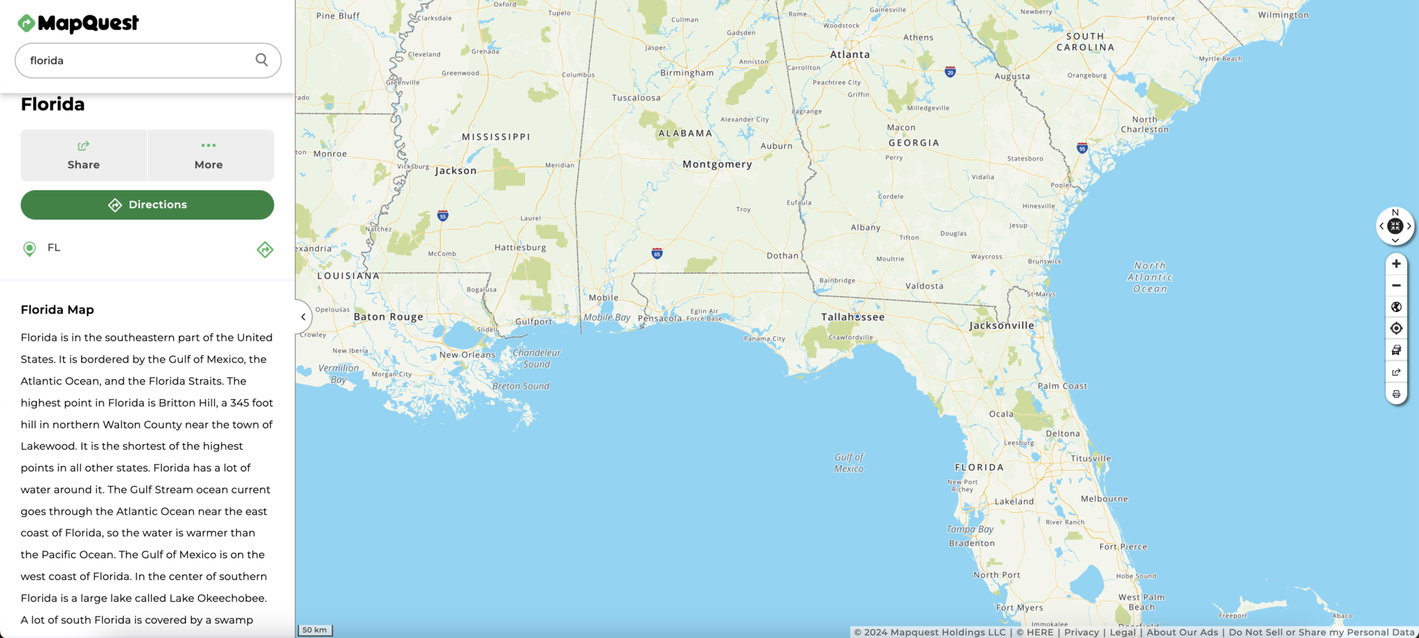 Maps of Florida – Driving Directions Maps and Traffic